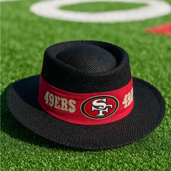 Accessories | Nfl 49ers Gameday Straw Hat Unisex | Poshmark